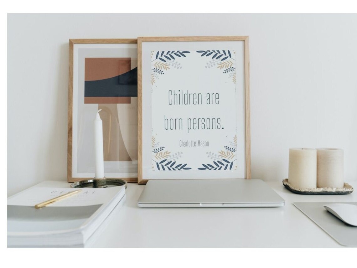 Charlotte Mason Quote, Digital Download, Wall Art, Printable Bundle ...