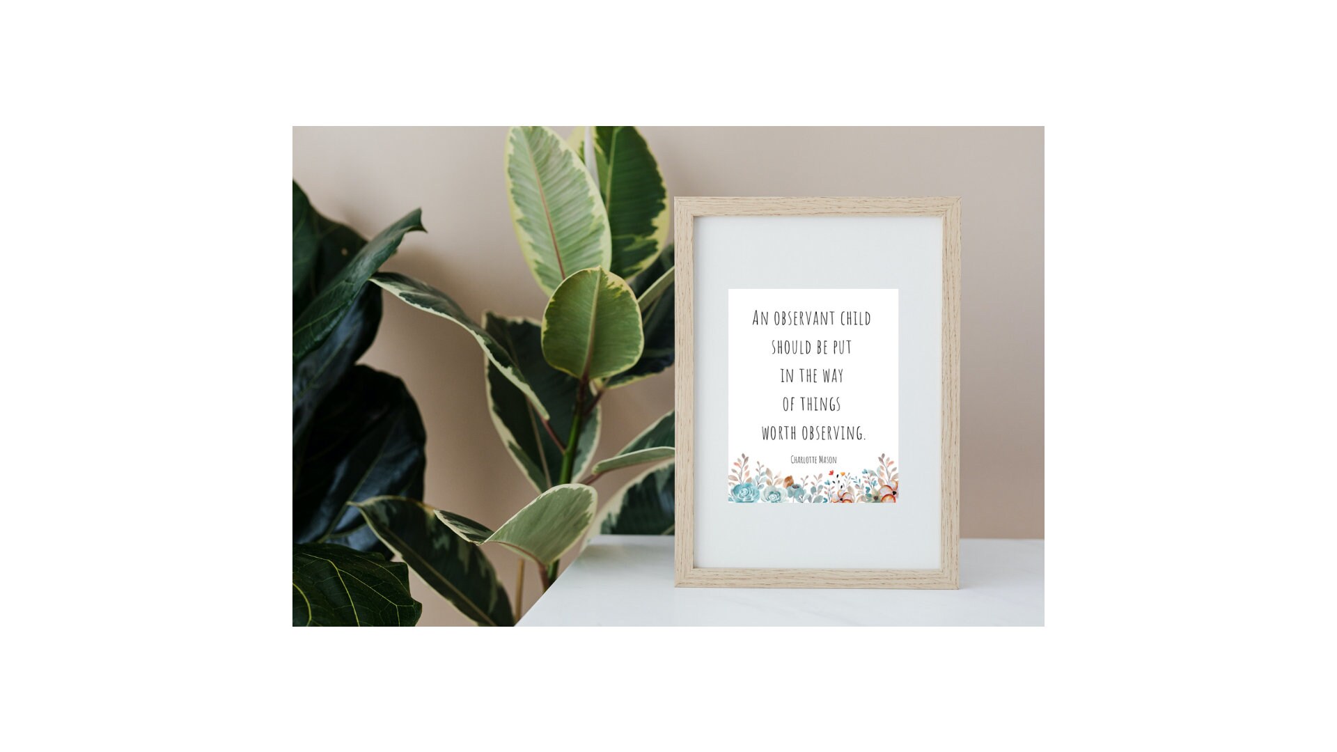 Charlotte Mason Quote, Digital Download, Wall Art, Printable Bundle ...