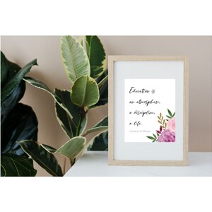 Charlotte Mason Quote, Digital Download, Wall Art, Printable Bundle ...