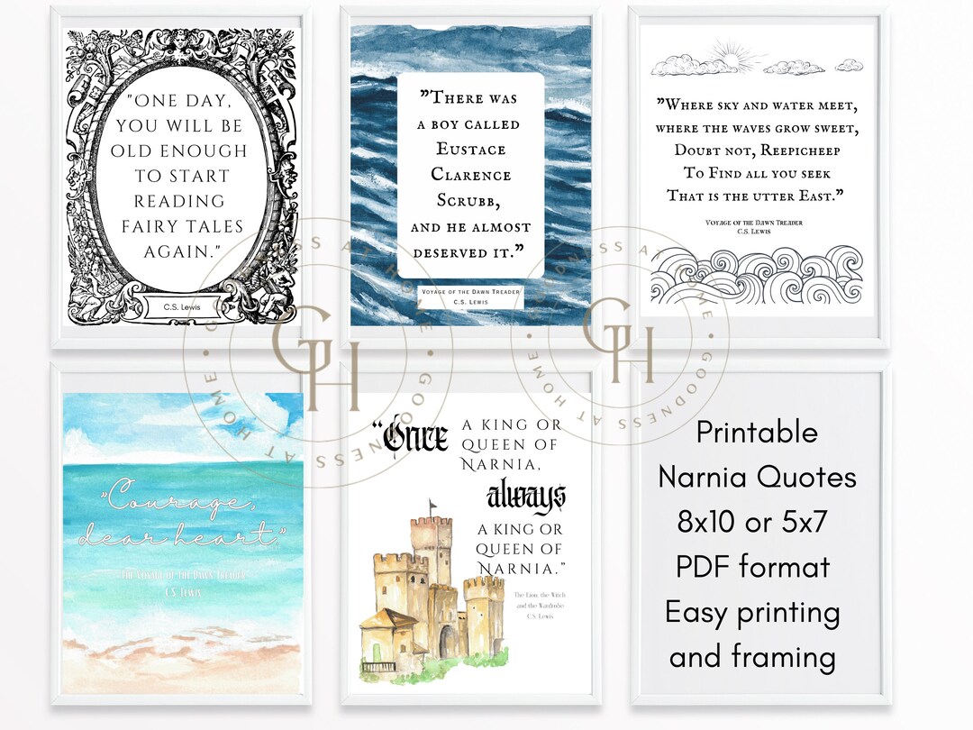 Narnia Printable, C.S. Lewis, Lewis Quotes, Narnia Quote, Narnia, Aslan ...