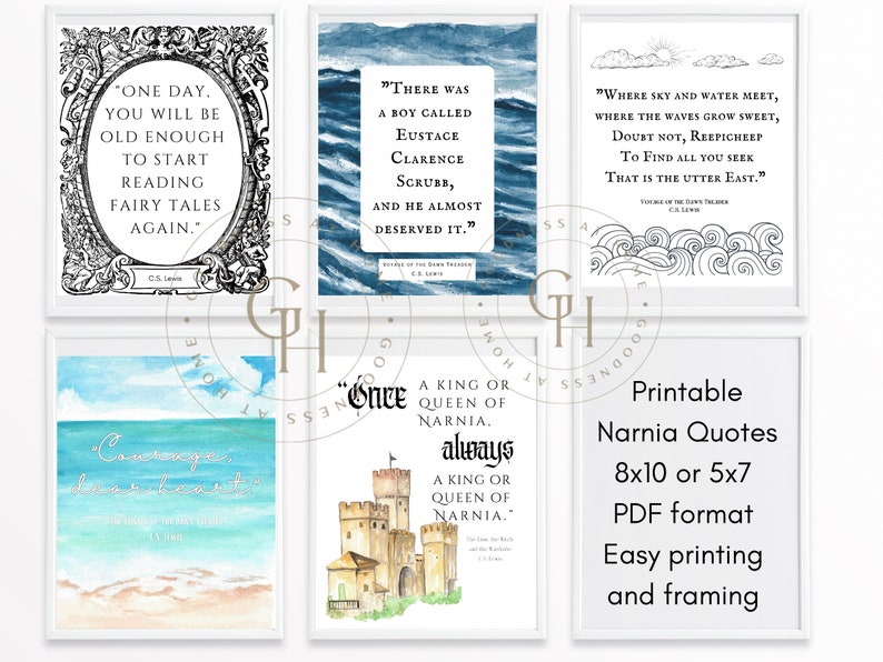 Narnia Printable, C.S. Lewis, Lewis Quotes, Narnia Quote, Narnia, Aslan ...