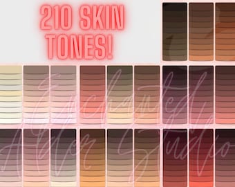 Light Skin Tones Color Palette - Etsy