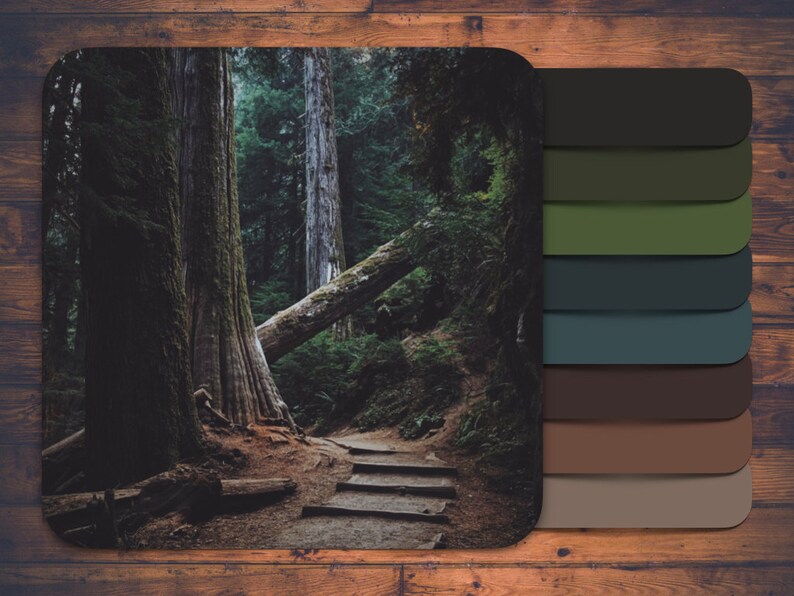 Procreate Palette, Forest Colors - Etsy