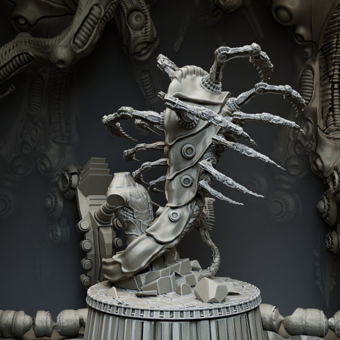 Lethi // Mechanical Hive // Dnd Miniature // Tabletop RPG // - Etsy