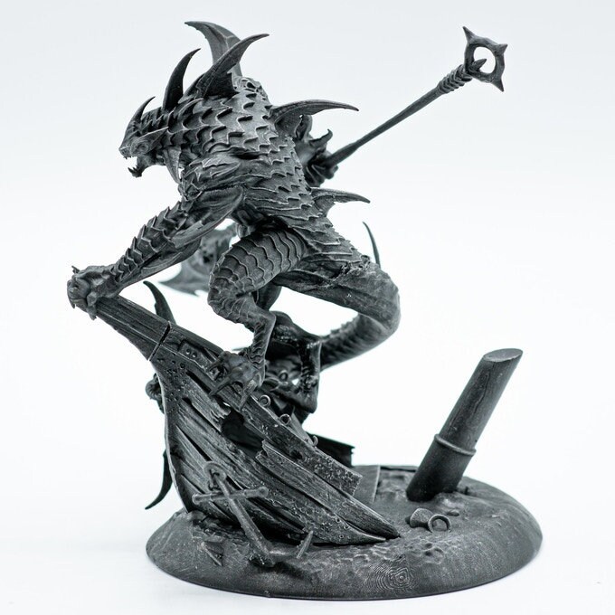 Fisk Fjall // Beast Miniatures // 130mm // Dnd Miniature // - Etsy