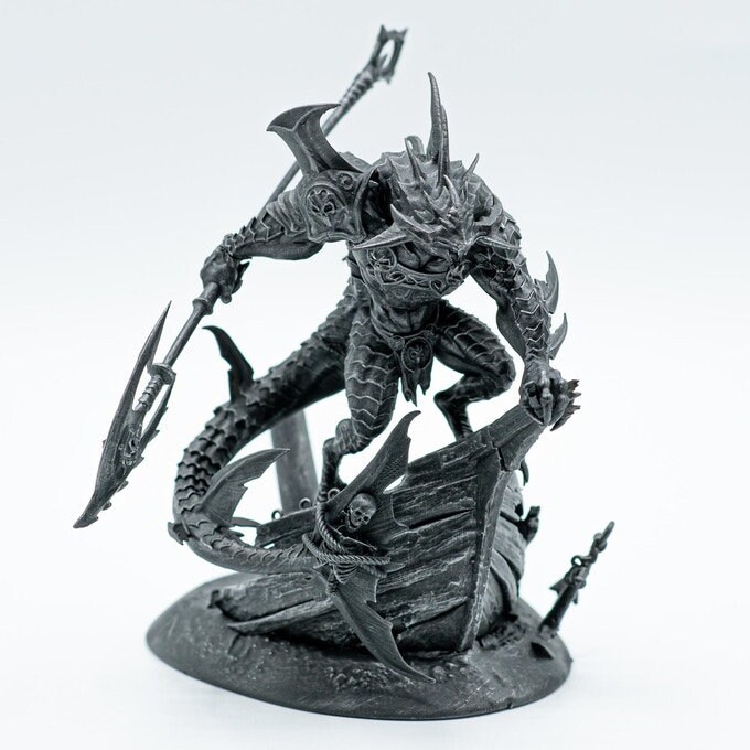 Fisk Fjall // Beast Miniatures // 130mm // Dnd Miniature // - Etsy