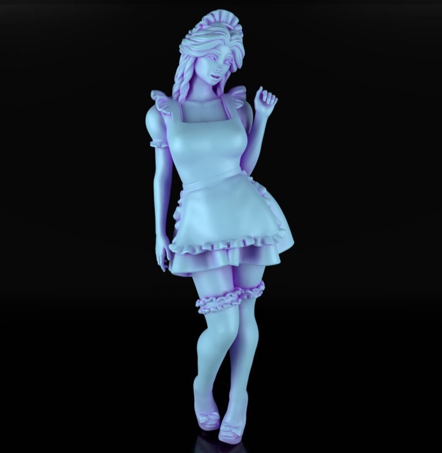 Classic Maid SFW NSFW Pinup // Maid to Order // the Miniature ...