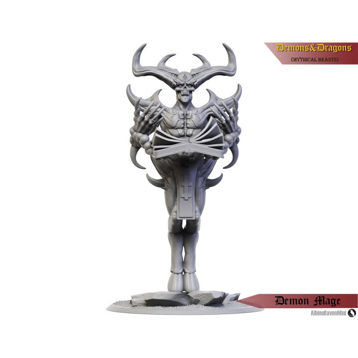 Chaos Lord Demon Prince Demon Mage // Demon Faction // Demons & Dragons ...