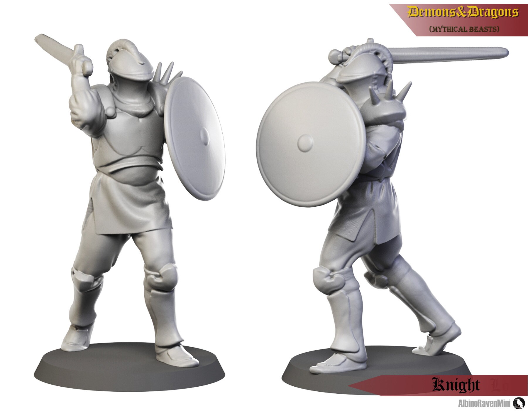 Knight elite Knight halberd Knight // Human Faction // - Etsy