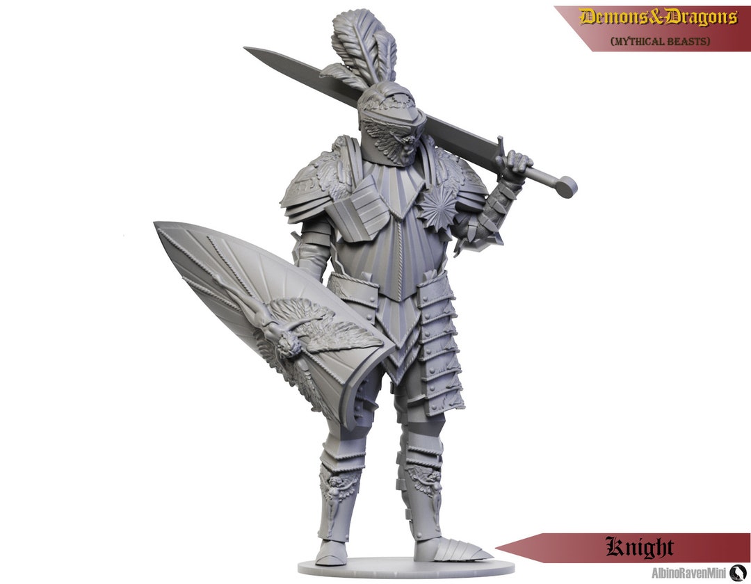 Knight elite Knight halberd Knight // Human Faction // Demons & Dragons ...