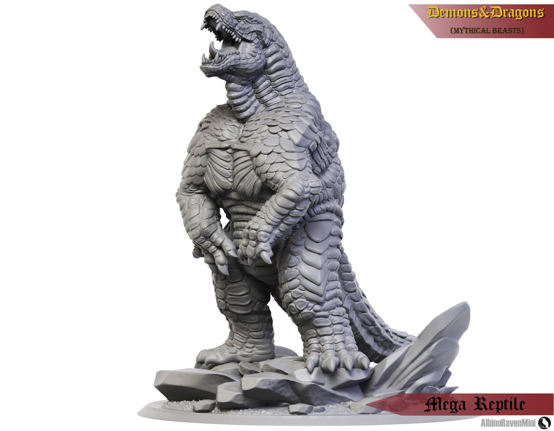 Mega-reptile godzilla, Reptile-grorilla, Raptor // Reptile Faction ...