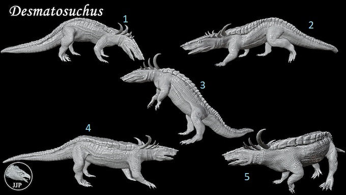 Desmatosuchus // Dinosaurs // Herd of Beasts // 32mm // Dnd Miniature ...
