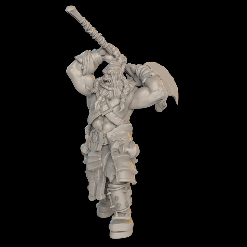 Orcs 3 poses // 32mm 75mm // DnD miniature // Tabletop RPG - Etsy France