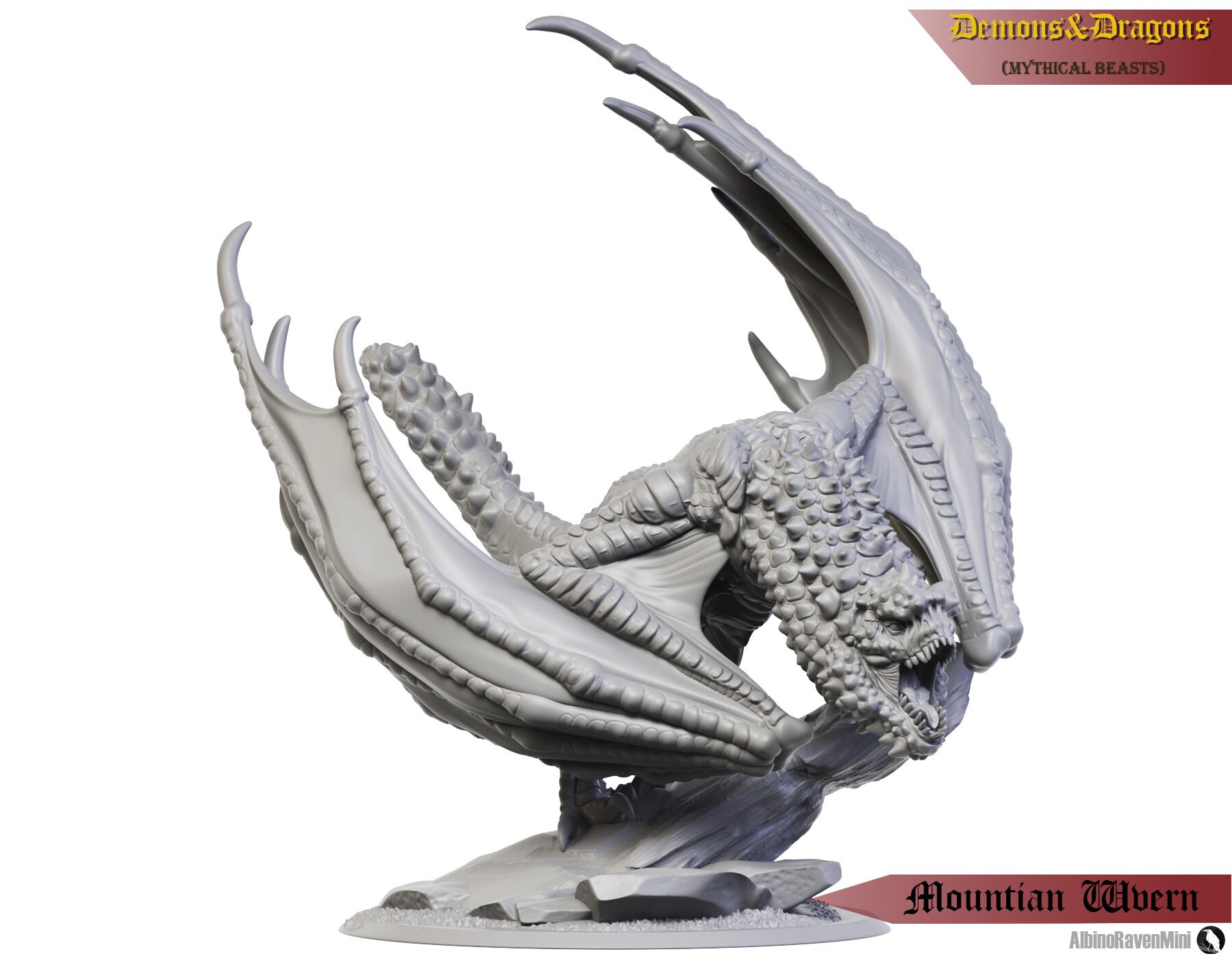 Wyvern, attaque de wyvern, Rider, wyvern de montagne // Faction reptile ...