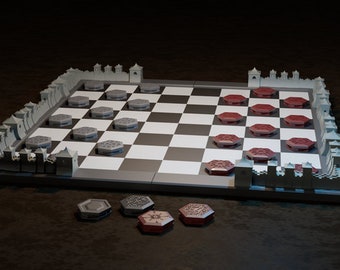 3d Printed Checkers - Etsy UK