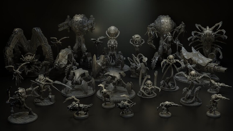 Imperium // Mechanical Hive // Dnd Miniature // Tabletop RPG - Etsy