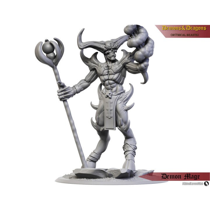 Chaos Lord Demon Prince Demon Mage // Demon Faction // Demons & Dragons ...
