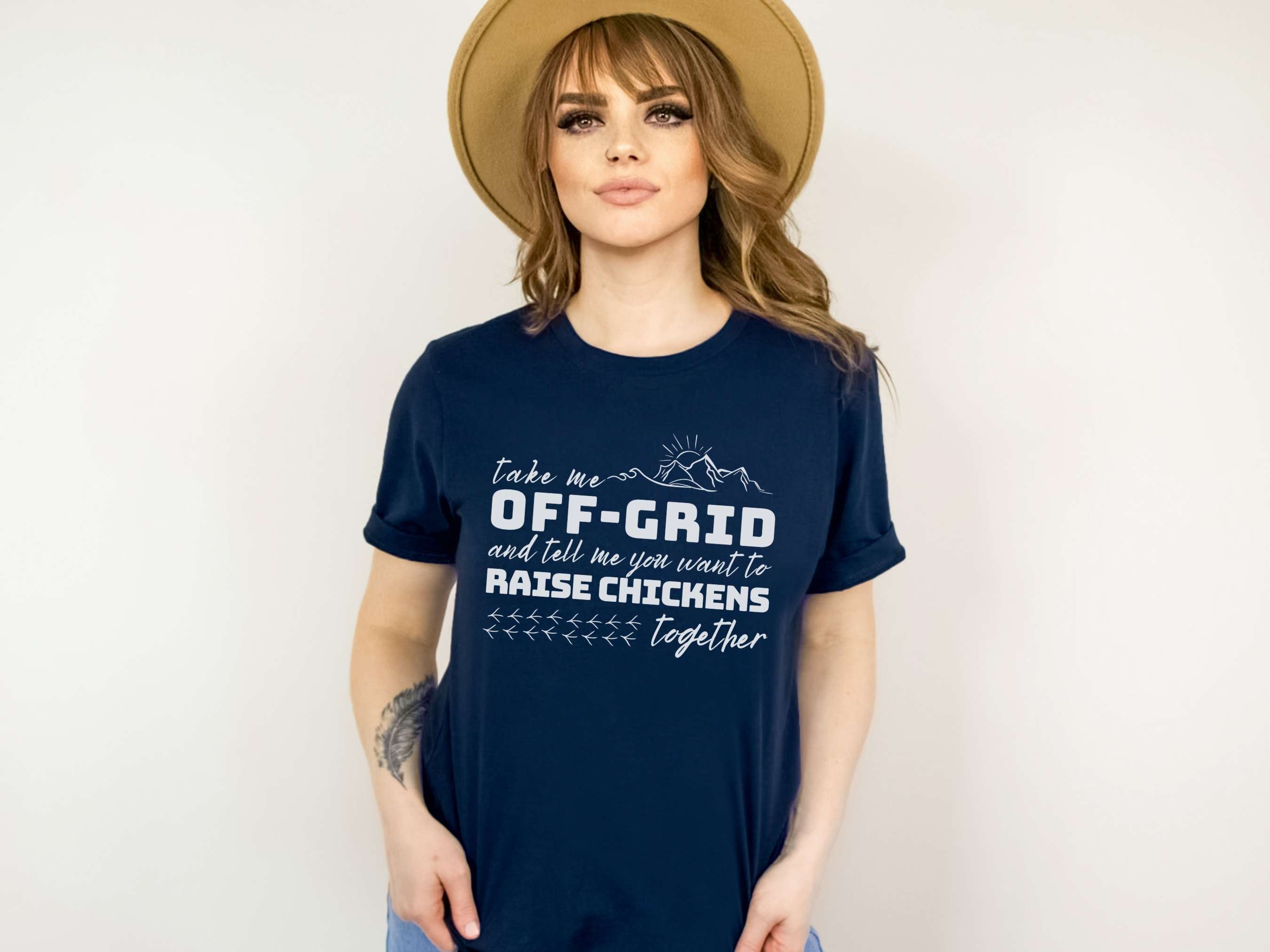 Homestead Shirt off Grid Farm Life T Shirt Funny Chicken Mom Shirt Self ...