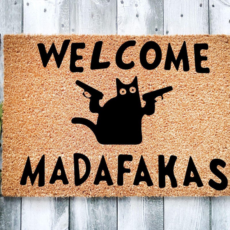Funny Welcome Mat - Etsy