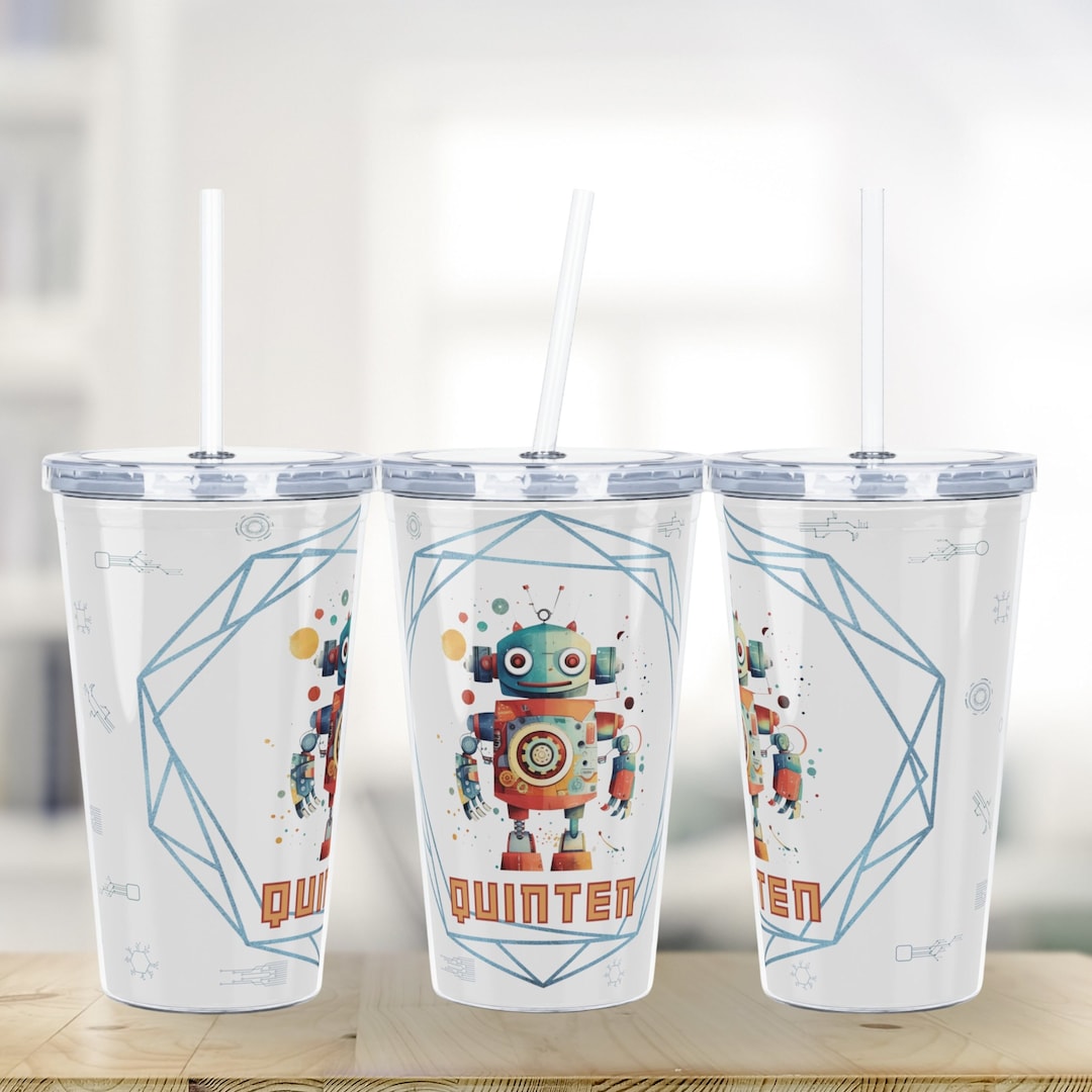 Personalized Kids Tumbler With Straw, Childrens Vacation Tumbler ...
