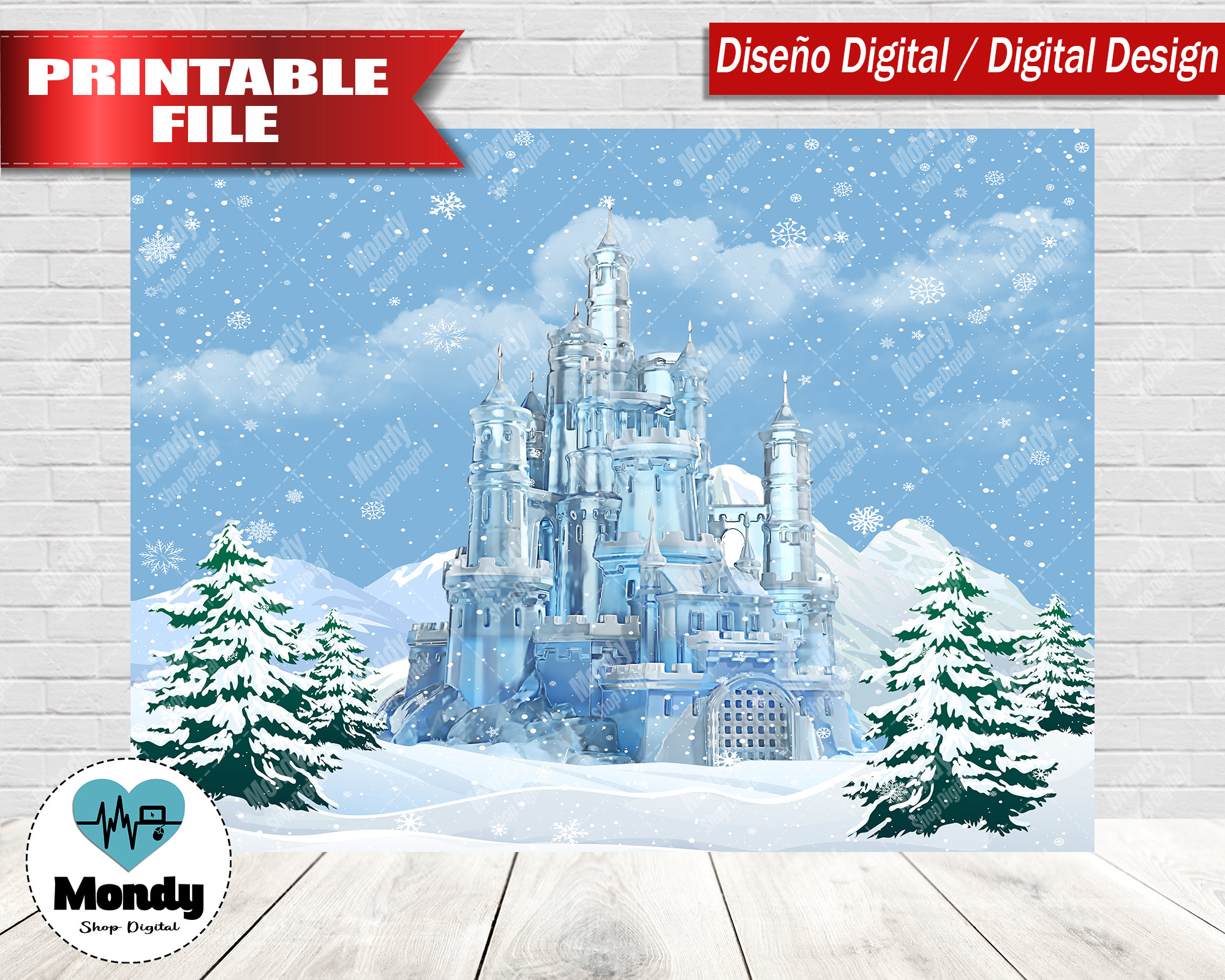 Disney Frozen Castle Background