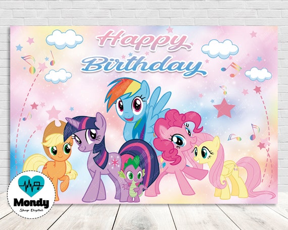 My Little Pony Birthday Banner