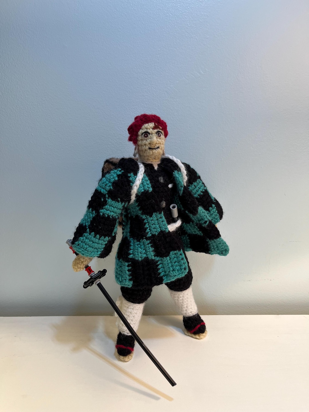 Realistic Tanjiro Kamado Crochet Doll: Demon Slayer - Etsy