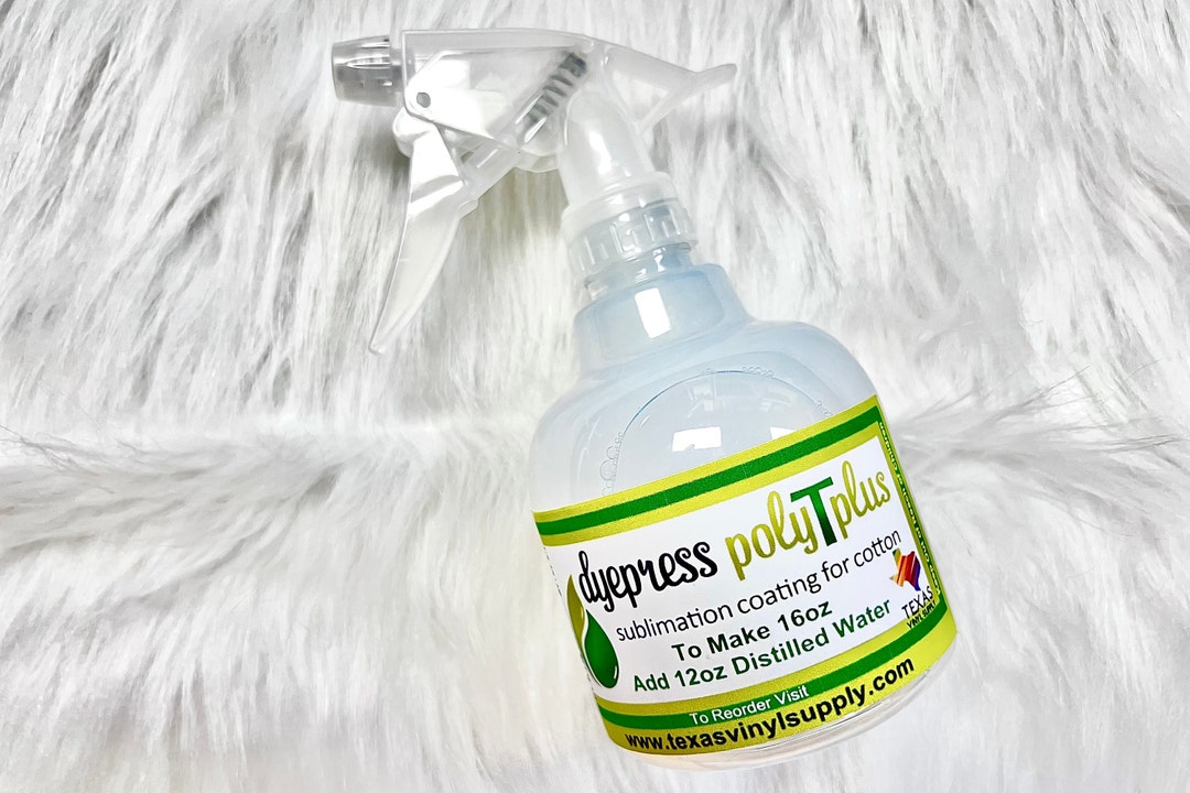 Dyepress, 16oz Poly-t Plus Sublimation Coating Spray for 100% Cotton - Etsy