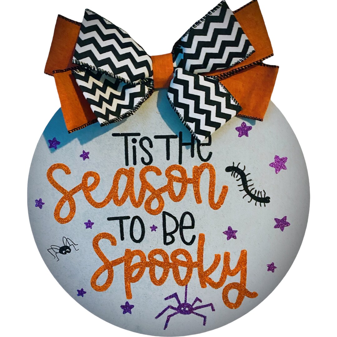 Halloween Spider Welcome Sign Welcome Halloween Door Hanger - Etsy