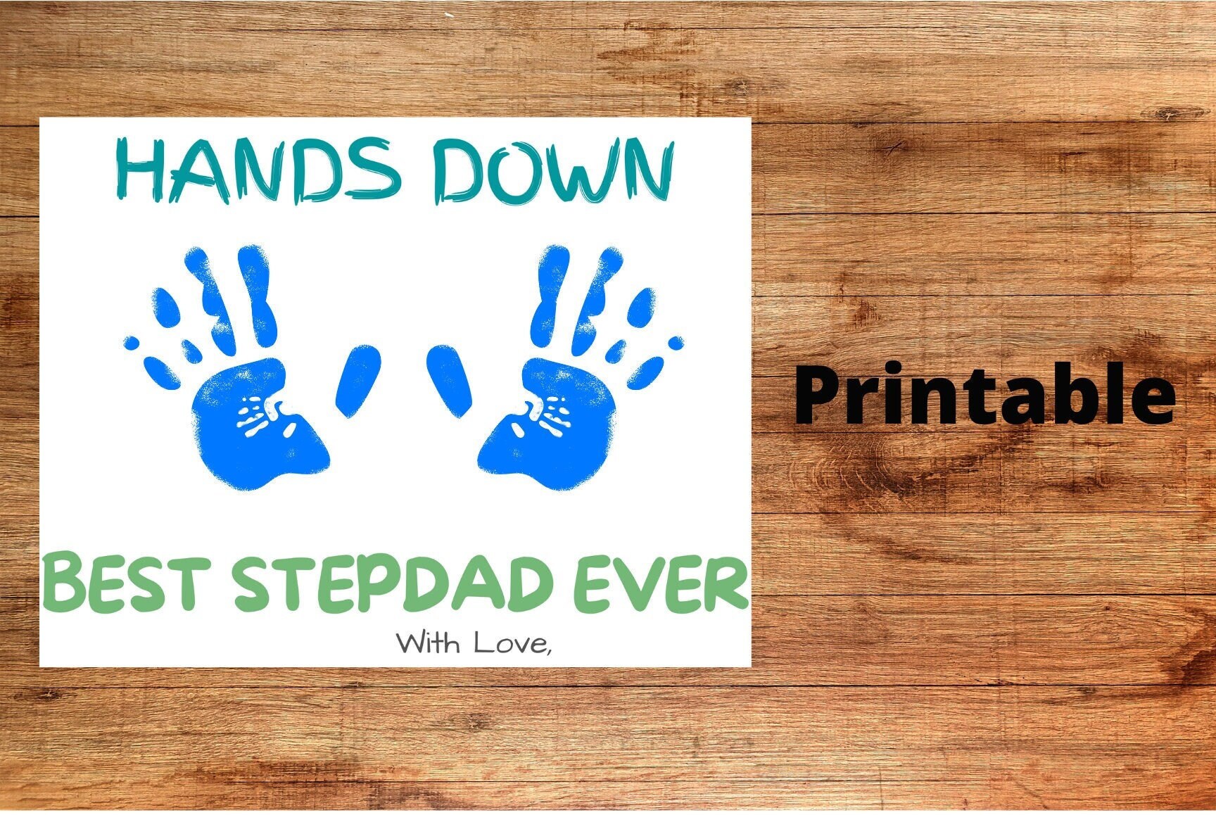 Hands Down Best Stepdad Ever Printable - Etsy