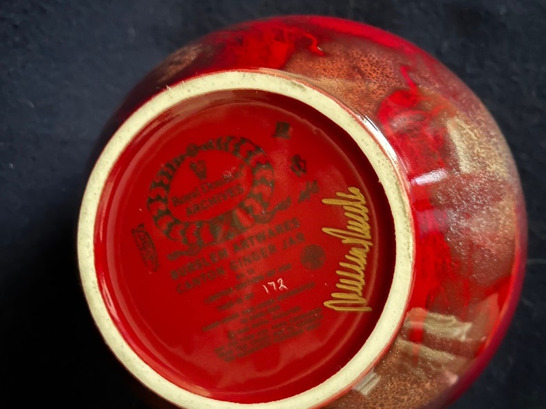 Royal Doulton Flambé Ginger Jar - Etsy