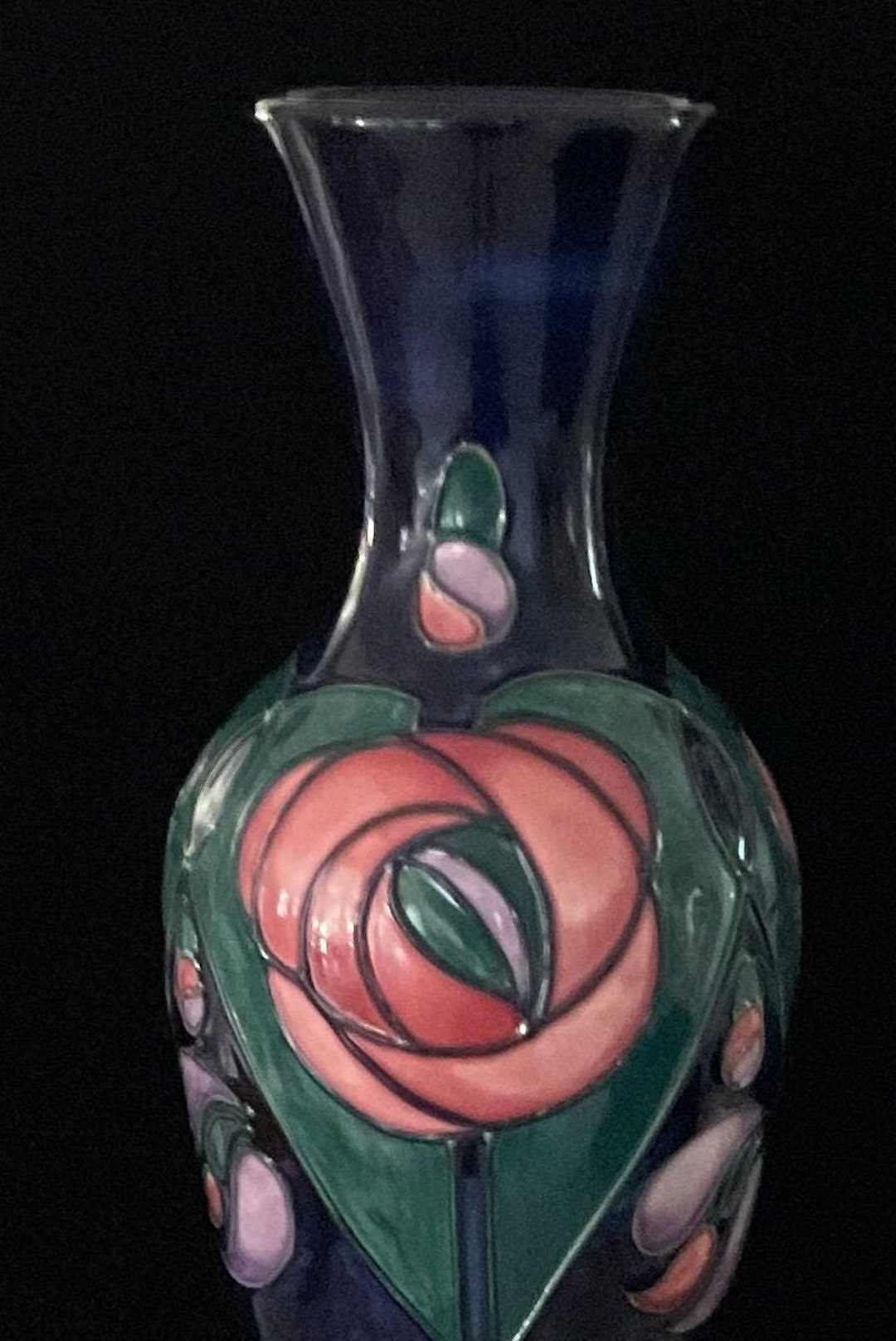 Rare Moorcroft Tribute Vase - Etsy