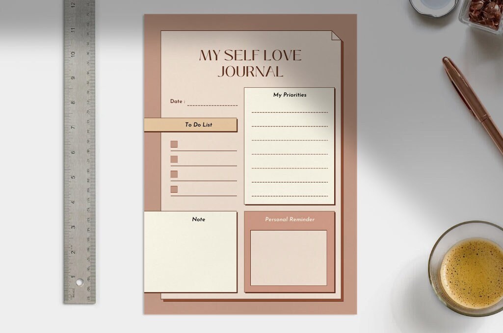 Printable Self Love Journal - Etsy