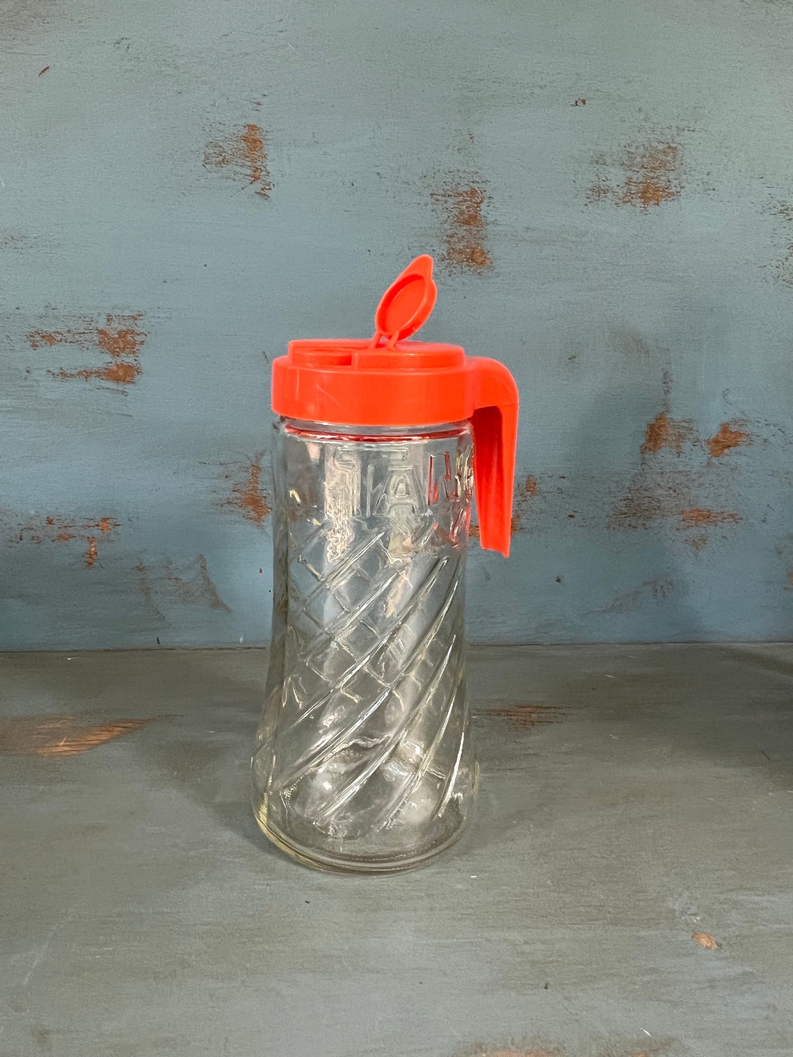 Vintage Glass Pitcher 1970s Tang Pitcher Retro Glass Pitcher - Etsy