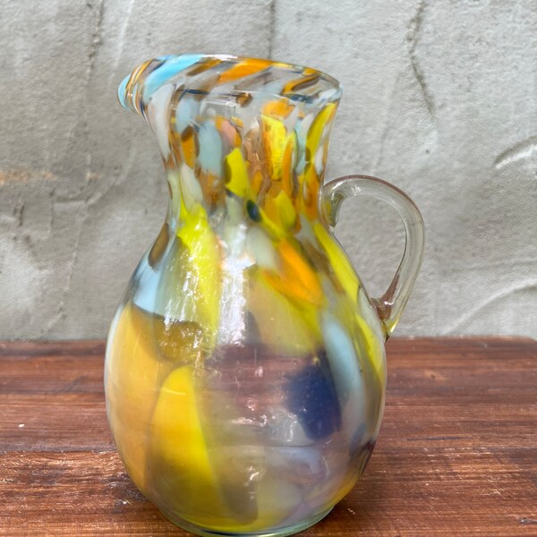 Small Yellow Pitcher - Etsy
