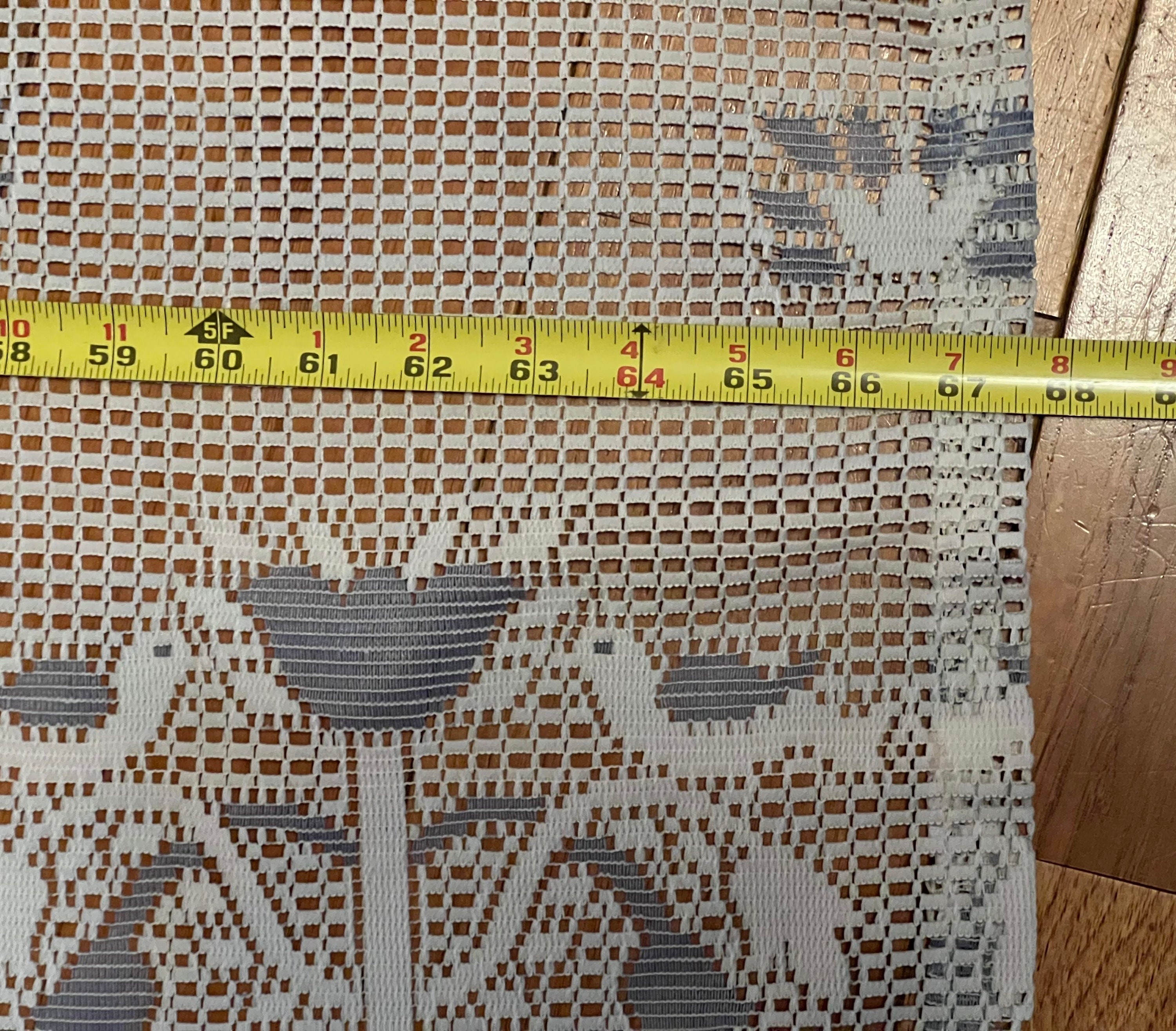 Vintage Lace Valance Farmhouse Blue and off White - Etsy