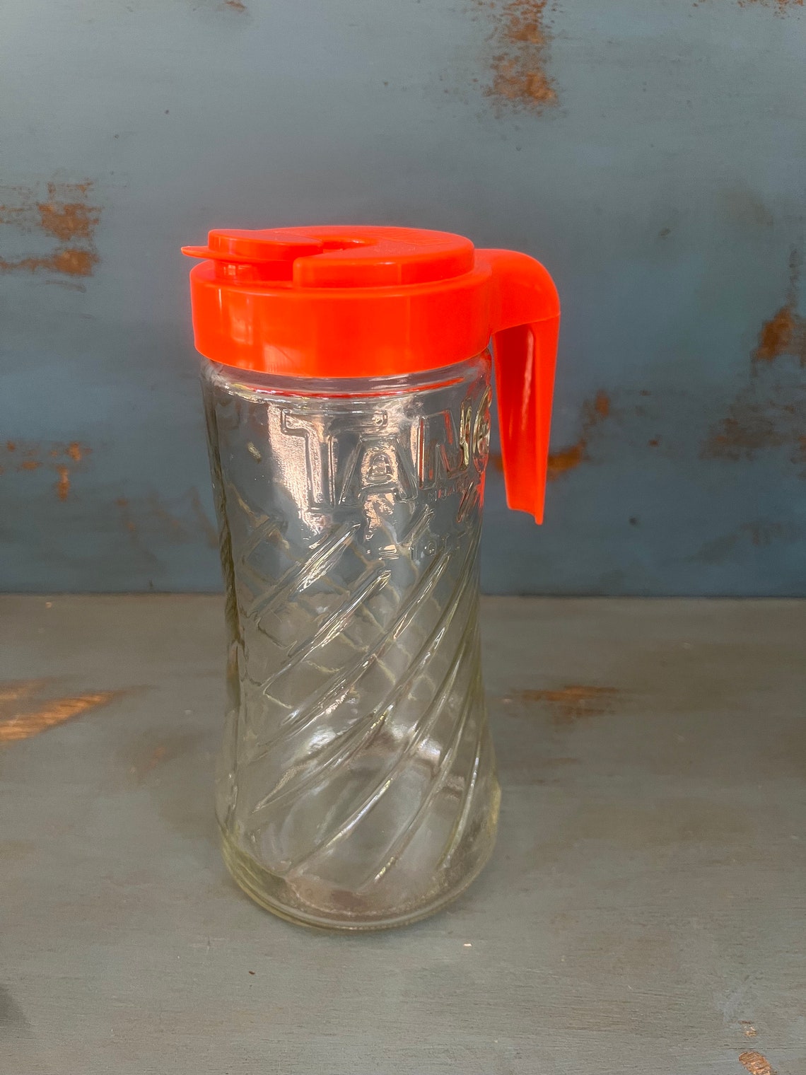 Vintage Glass Pitcher 1970s Tang Pitcher Retro Glass Pitcher - Etsy