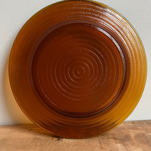 Amber Plate - Etsy