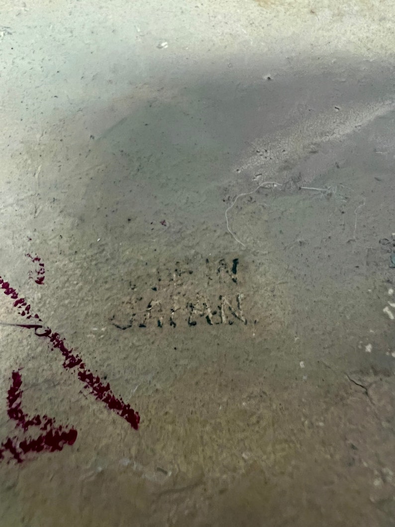 Vintage Coil Vase With Double Handles Yellow Clay With Hollyhocks - Etsy