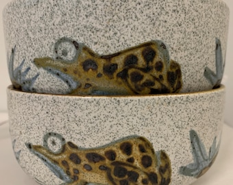 Stoneware Frog - Etsy