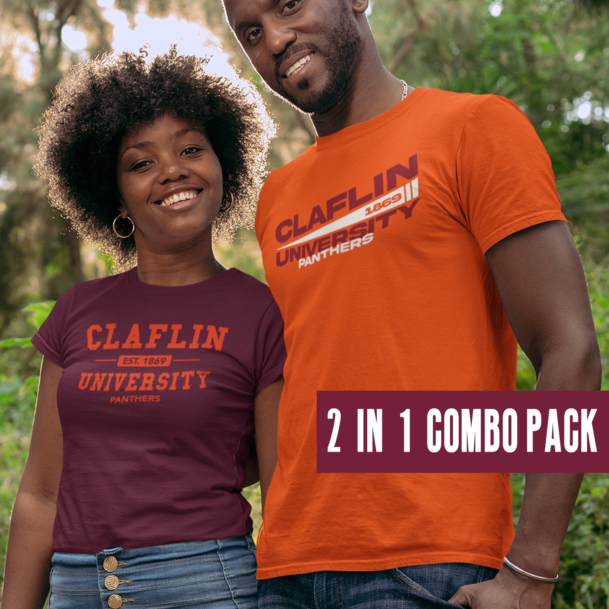 Claflin Panthers 2-in-1 Combo Vintage Claflin Univ College Apparel ...