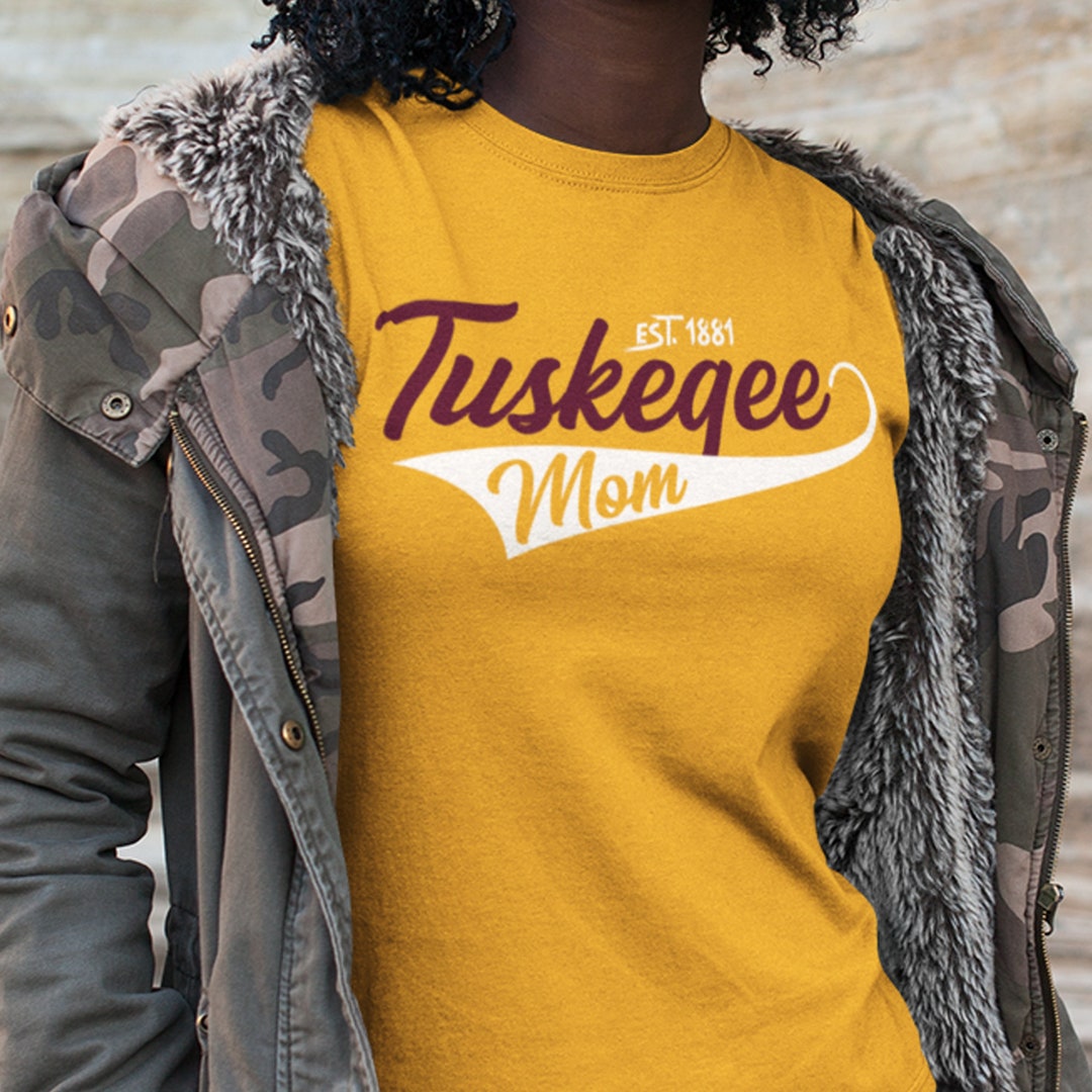 Tuskegee Mom 1881 - Golden Tigers - Vintage HBCU Tuskegee Univ Apparel, Tuskegee Alumni Tee ...