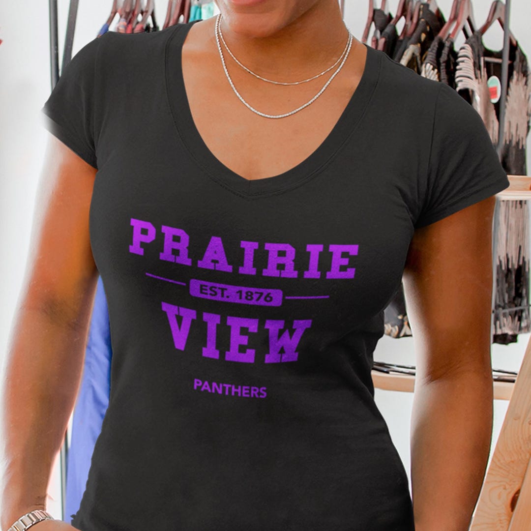 Prairie View University Panthers (v-neck) - Retro PVAMU Homecoming Tee ...