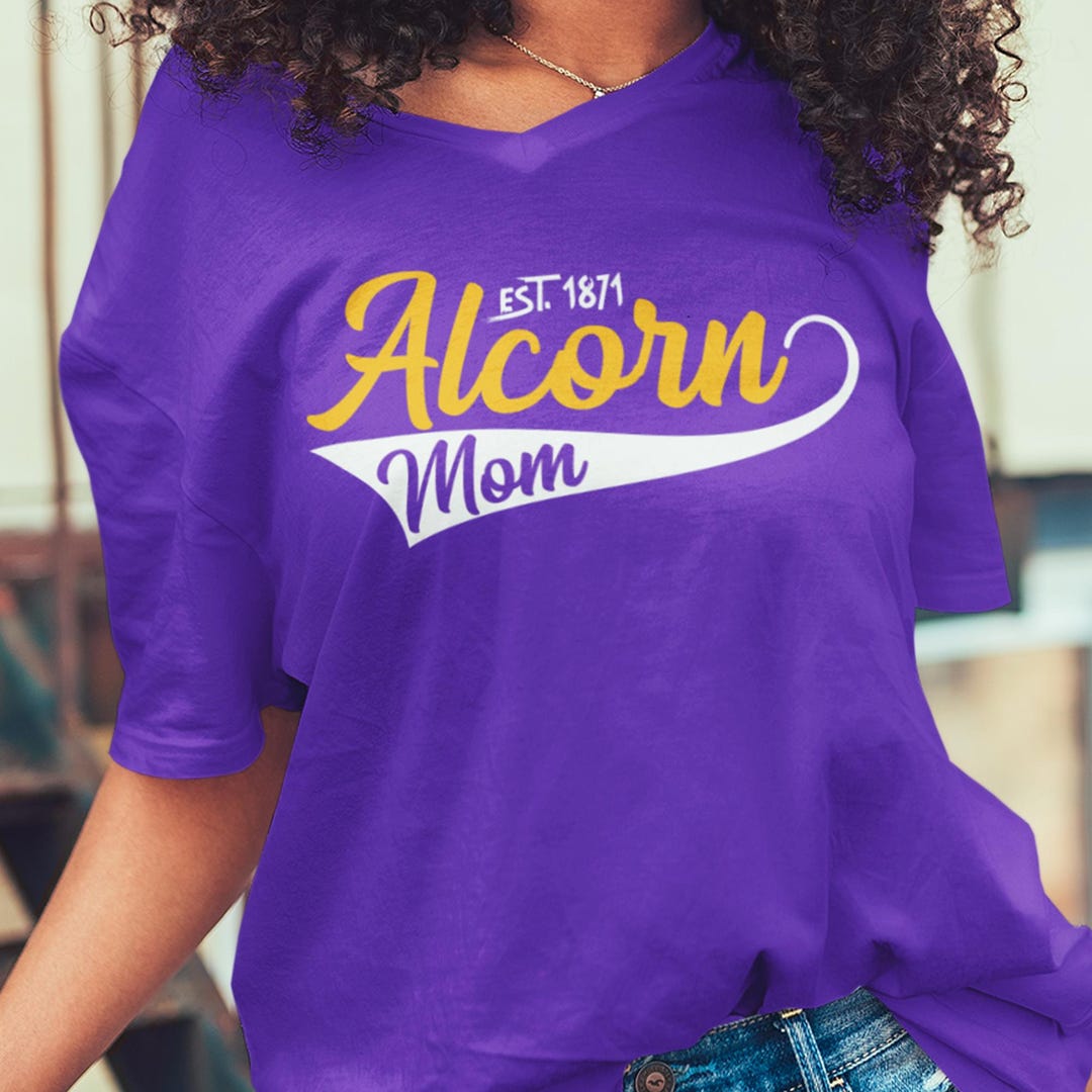 Alcorn State Mom 1871 (v-neck) - Alcorn State Braves HBCU, Alcorn ...