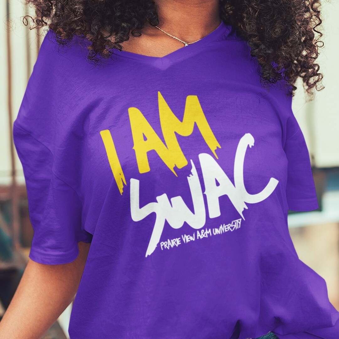 I Am SWAC PVAMU v-neck Prairie View University Panthers, PVAMU ...