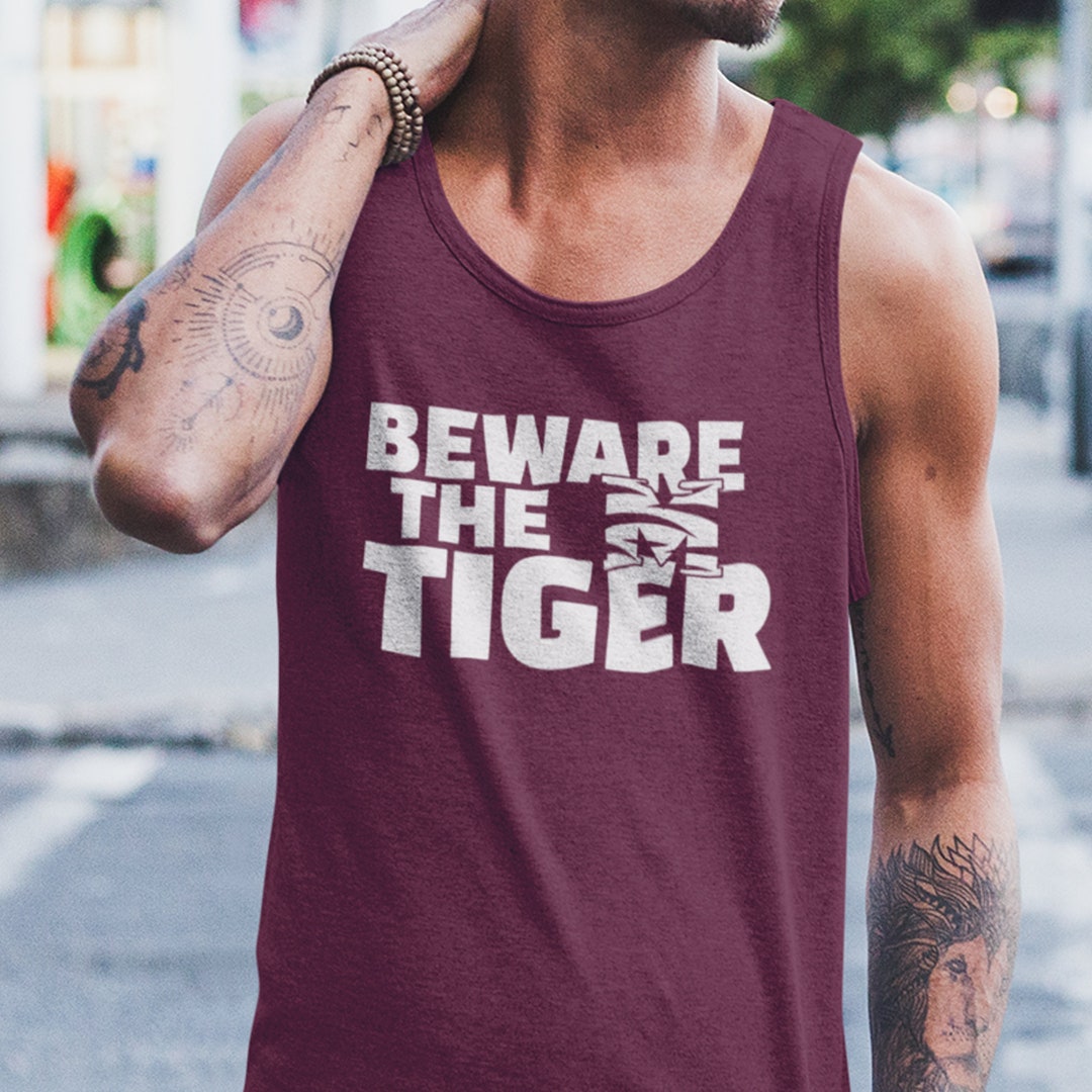 Beware the Tiger tank Morehouse Tigers HBCU Atlanta - Etsy