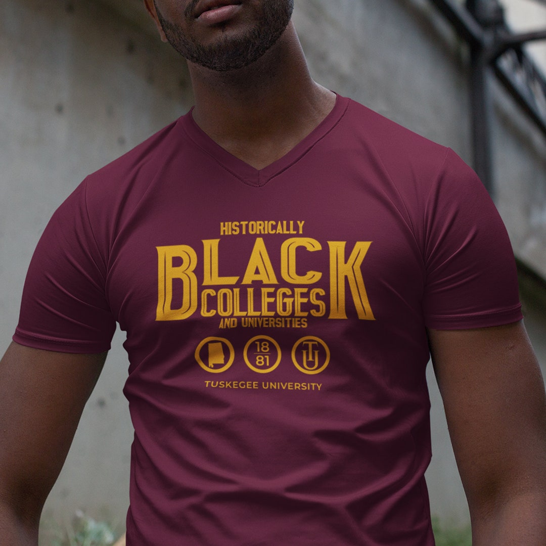 Tuskegee University Legacy Edition (v-neck)- HBCU Tuskegee Univ Apparel, Tuskegee Alumni Tee ...