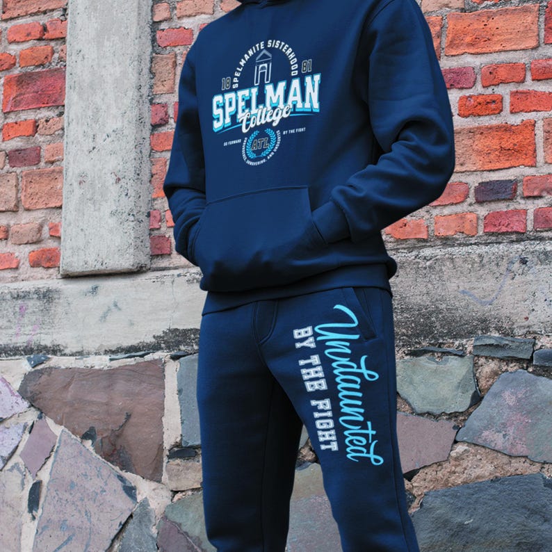 Spelman College - Spelmanite Sweatsuit - (hoodie + Sweatpants) - Etsy