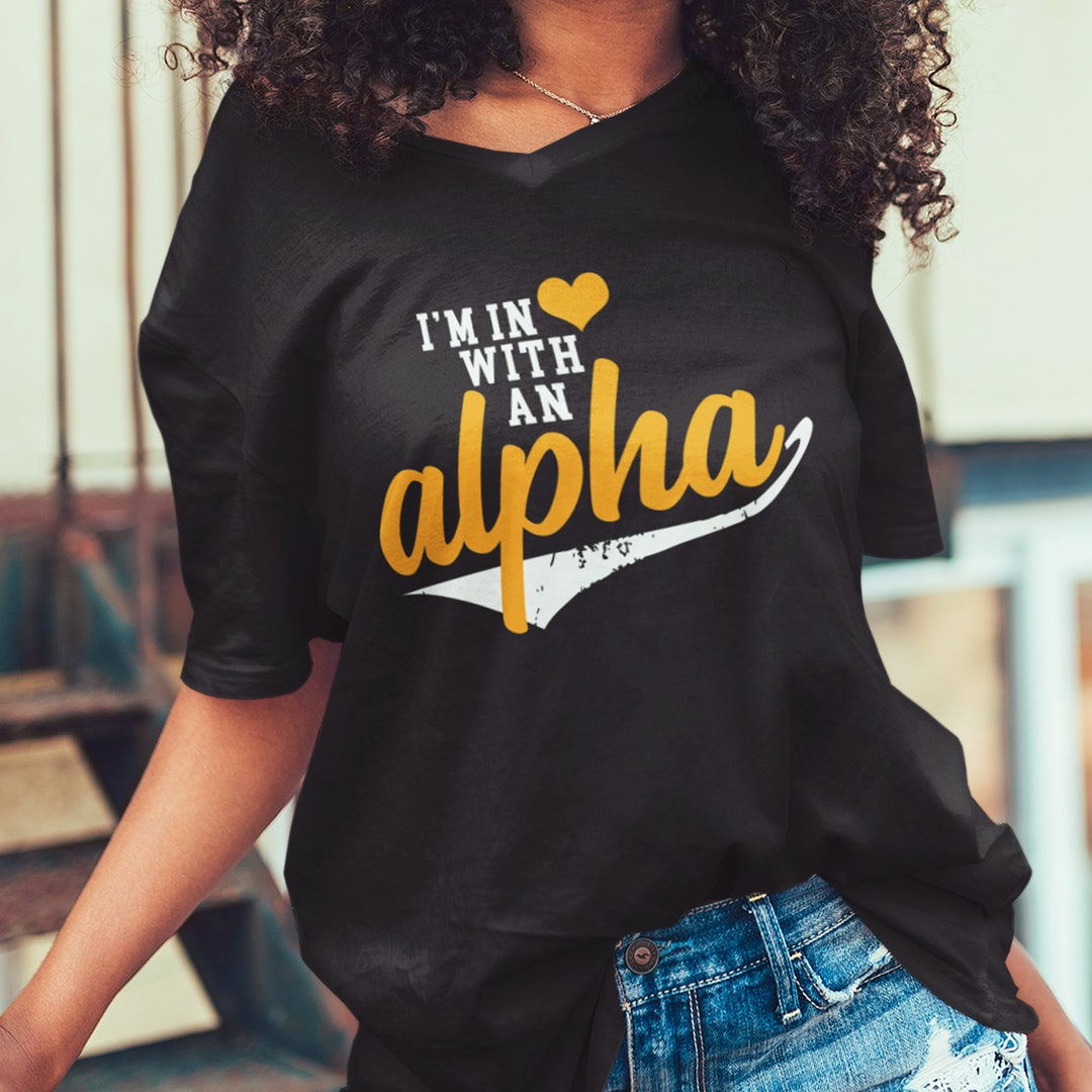 I'm in Love With an Alpha (v-neck)- Alpha Tees, Ice Cold Brothas ...