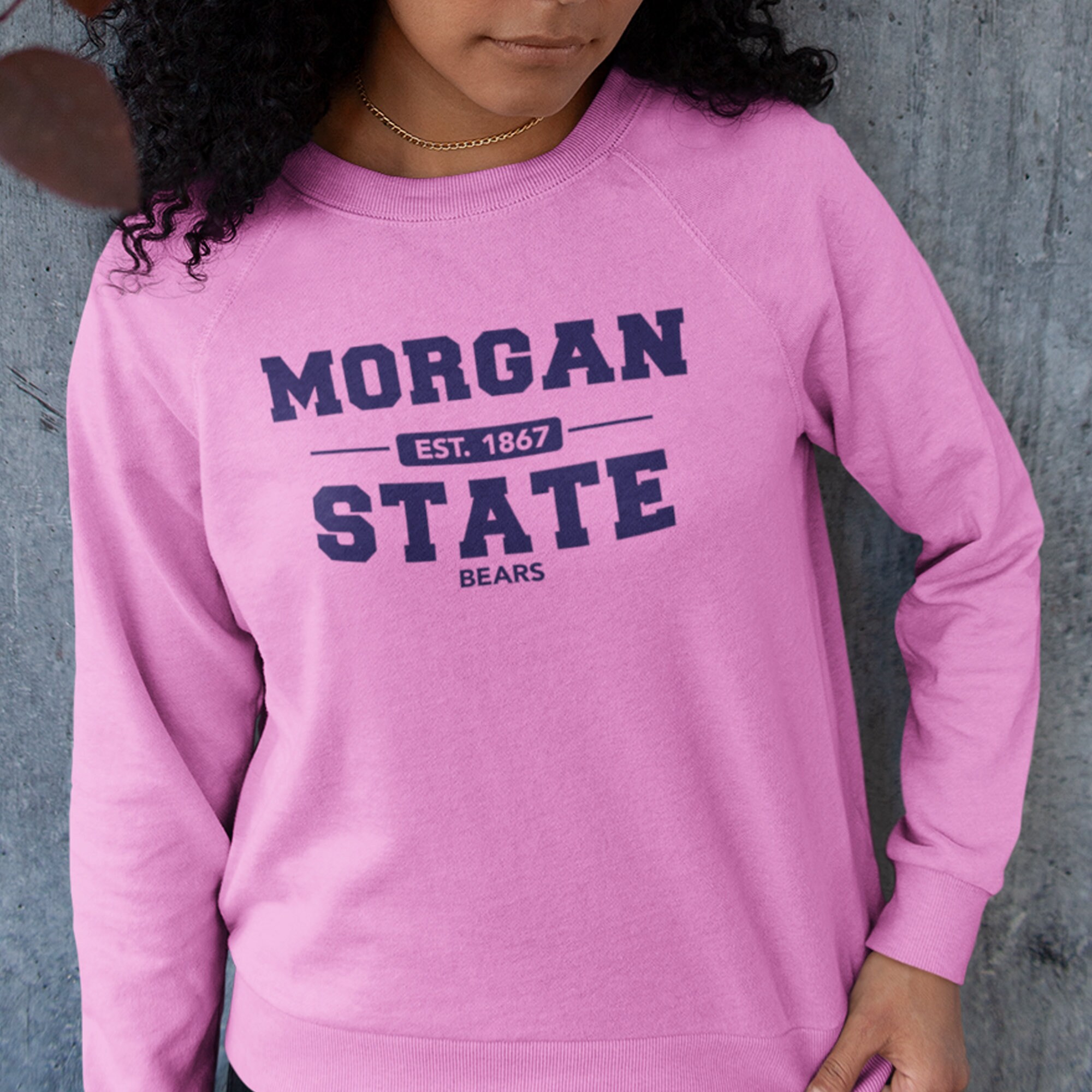 Morgan State (pink) - Vintage Morgan State Bears Apparel, Morgan State ...